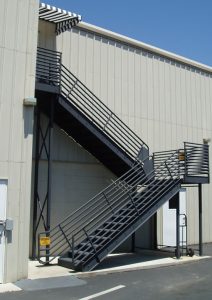 Industrial Steel Stair Towers | Design and Fabrication | FCPmezzanine.com