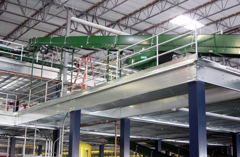 Conveyor Support Design | Steel Fabrication | FCPmezzanine.com