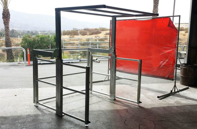 Pivot Safety Gates | FCP Mezzanines & Platforms | FCPmezzanine.com
