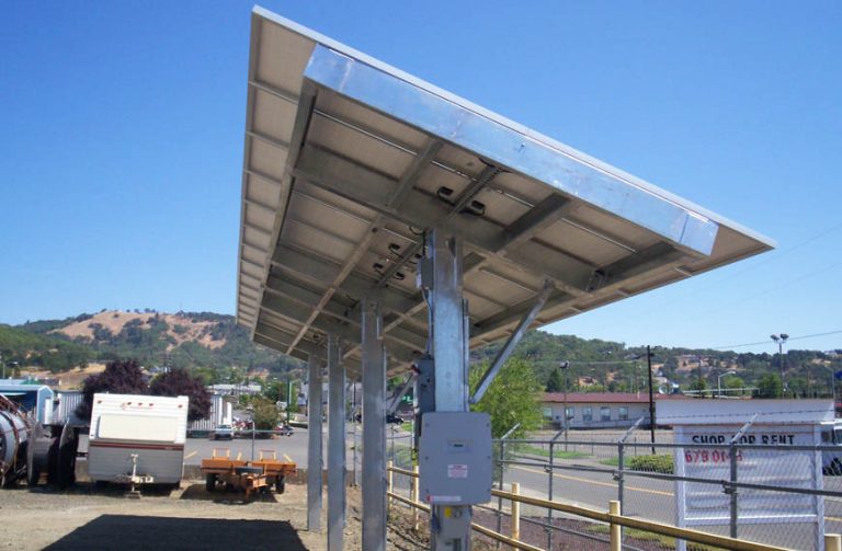 Solar Panel Array Stands Supports | FCP Fabrication | FCPmezzanine.com