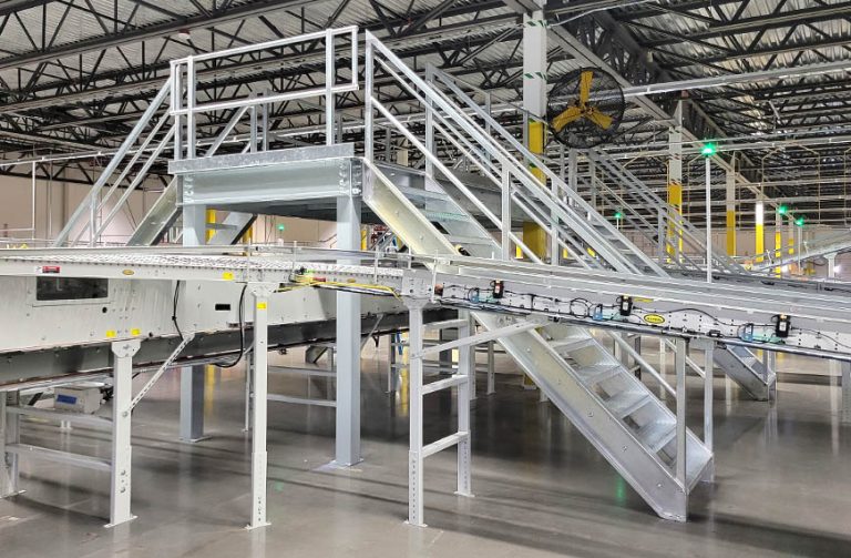Crossover Stairs | Mezzanine Accessories | FCPmezzanine.com