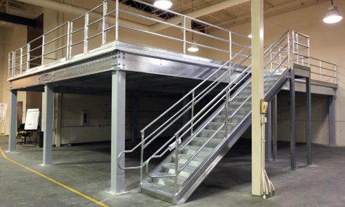 Industrial Stairs and Landings | Platform Accessoires | FCPmezzanine.com